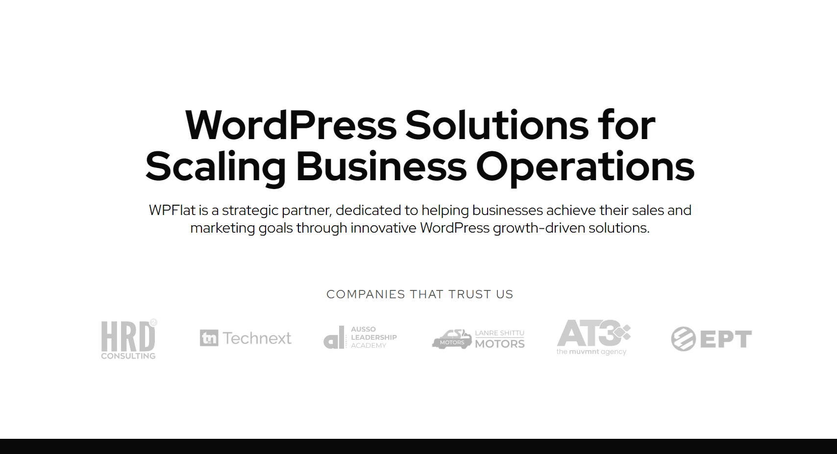 WPFlat™ - Scaling Business Operations w/ WordPress